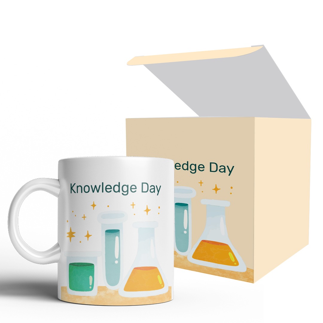 Cup in a box for Knowledge Day